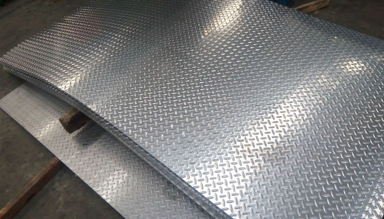 Food Grade 300 Series SS Diamond Plate BA Stainless Steel Checkered Sheet