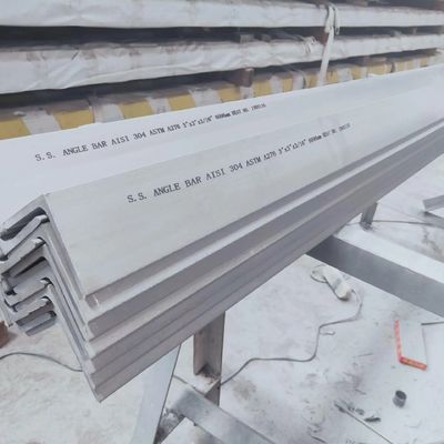 Matte Stainless Steel Angle AISI 316 316L Cold Rolled 6m Equal Angle Bar