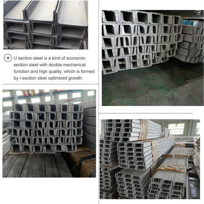 GB BS Metal U Profile DIN Hardness Hot Rolled U Shaped Channel Steel 500mm